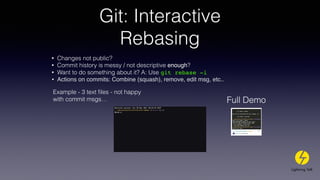 Tips and Tricks lightning talk @ rego.act