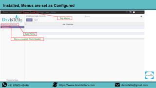ODOO MODULE SCAFFOLD | PPTX