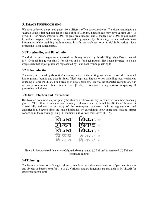 Devnagari Document Segmentation Using Histogram Approach Pdf