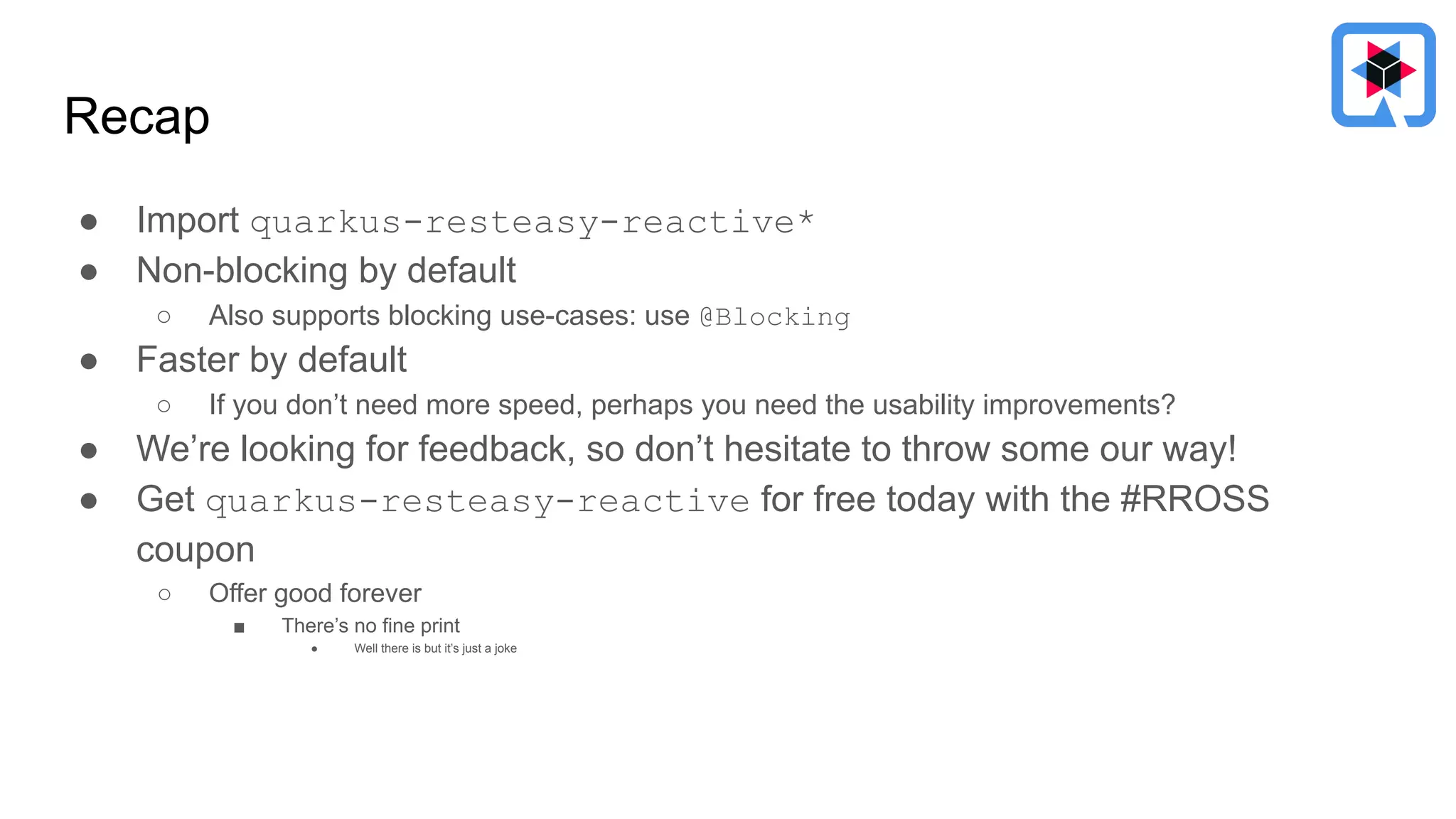 RESTEasy Reactive: Why should you care? | DevNation Tech Talk | PPT