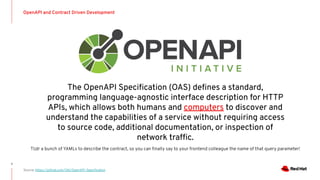 Contract-driven development with OpenAPI 3 and Vert.x | DevNation Tech Talk | PPT