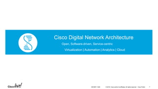 Cisco's Open Device Programmability Strategy: Open Discussion | PPTX