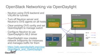 OpenStack and OpenDaylight, The Evolving Relationship in Cloud ...