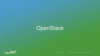 OpenStack and OpenDaylight, The Evolving Relationship in Cloud ...