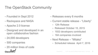 OpenStack and OpenDaylight, The Evolving Relationship in Cloud ...