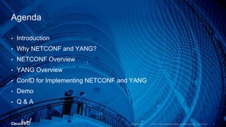 NETCONF & YANG Enablement of Network Devices | PPT