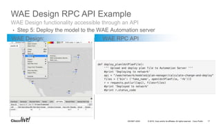 WAN Automation Engine API Deep Dive | PPTX | Web Development | Internet