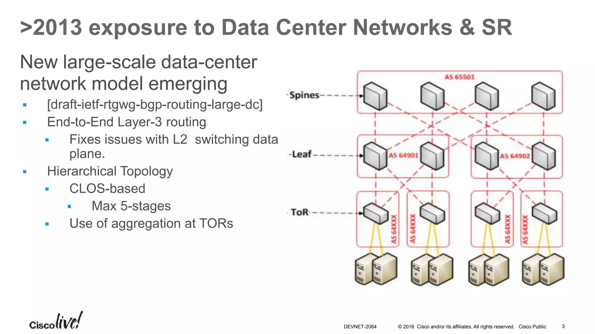 Applying Hyper-scale Design Patterns to Routing | PPTX