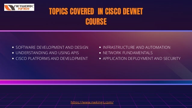 Cisco DevNet Course with Certification | PDF
