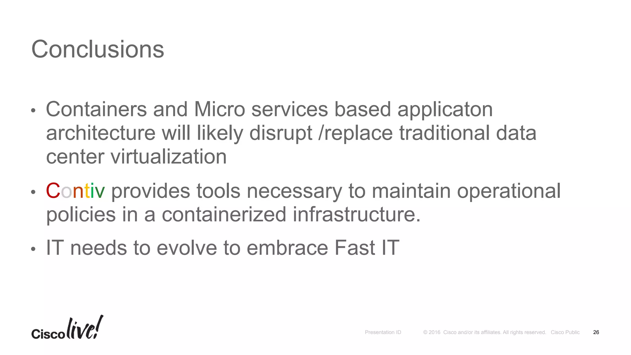 Enabling Fast IT using Containers, Microservices and DAVROS models: an ...