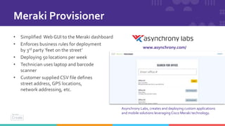 API 102: Programming with Meraki APIs | PPTX | Cloud Computing | Internet