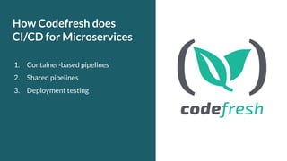 CICD Pipelines for Microservices: Lessons from the Trenches | PPT