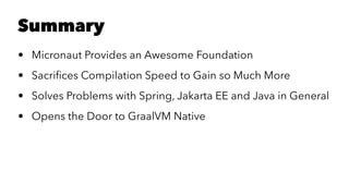 Micronaut Deep Dive - Devnexus 2019 | PDF