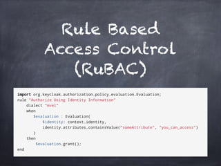 Devnexus 2020: Authorization, Access Control and Microservices | PPT