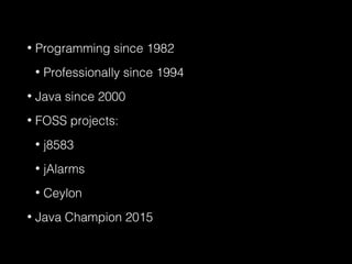 Developing Android applications with Ceylon | PPT