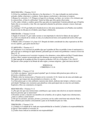 Devocional meditaciones en 1 timoteo | PDF