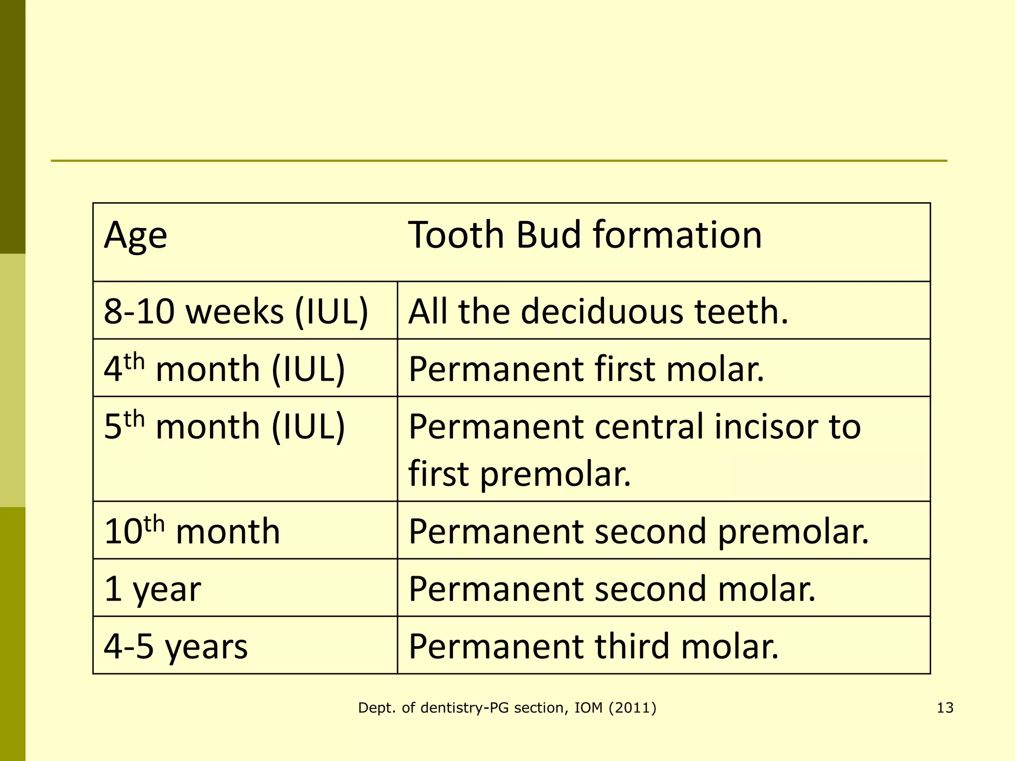 Development of dentition | PPTX