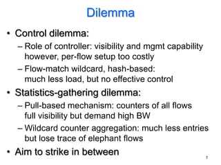 DevoFlow - Scaling Flow Management for High-Performance Networks | PPT
