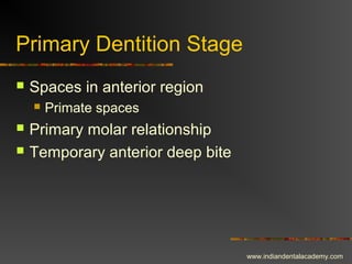Development of occlusion /certified fixed orthodontic courses by Indian ...