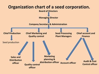 Development of seed programmes | PPTX