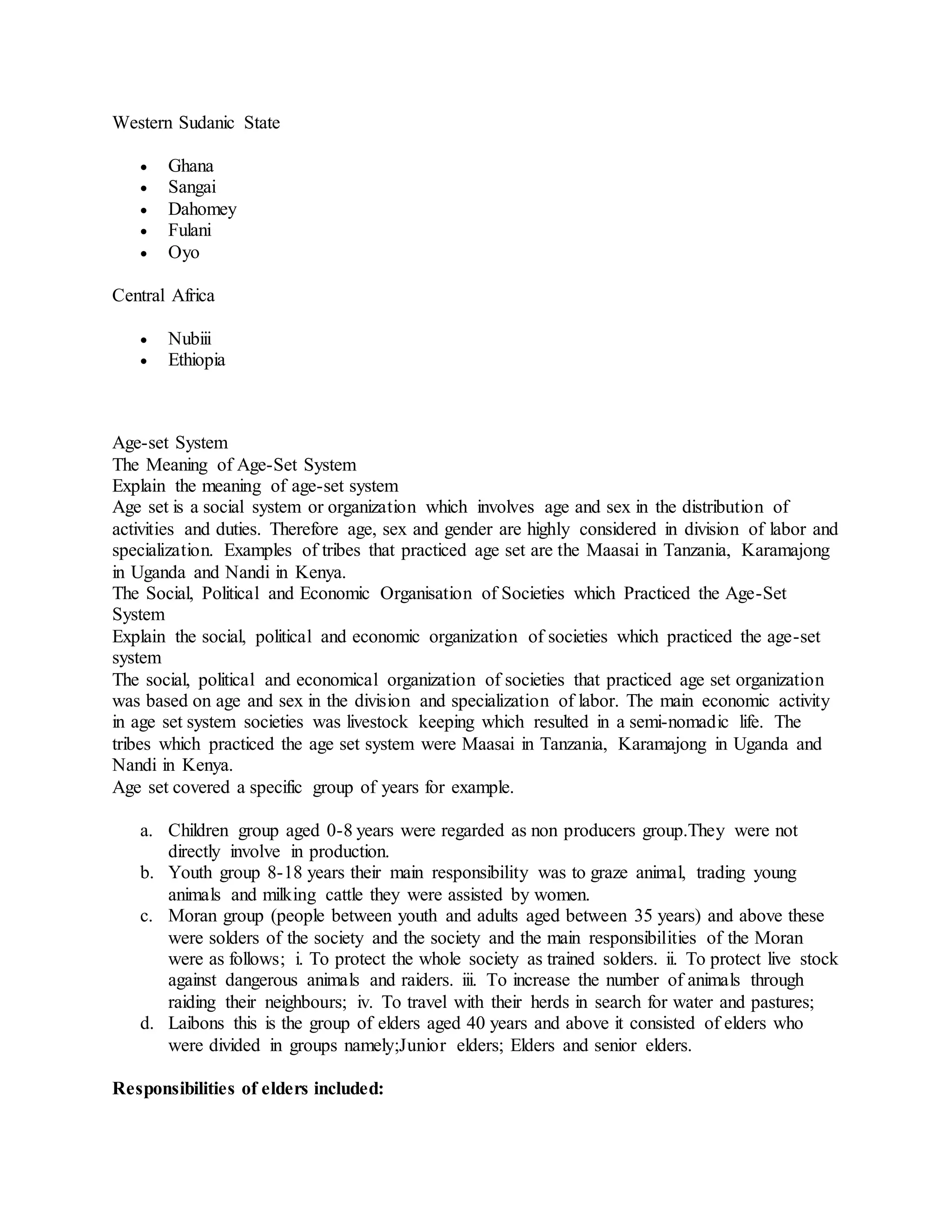 Dev of social and political systems | DOCX