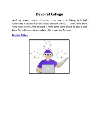Devoirat Collège.pptx