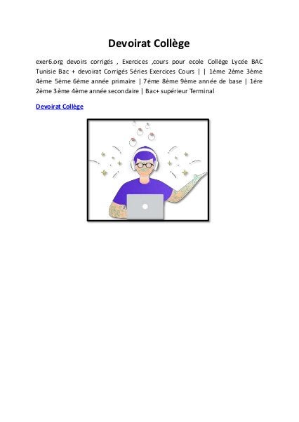 Devoirat Collège.pptx