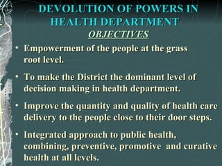 Devolution and health | PPT