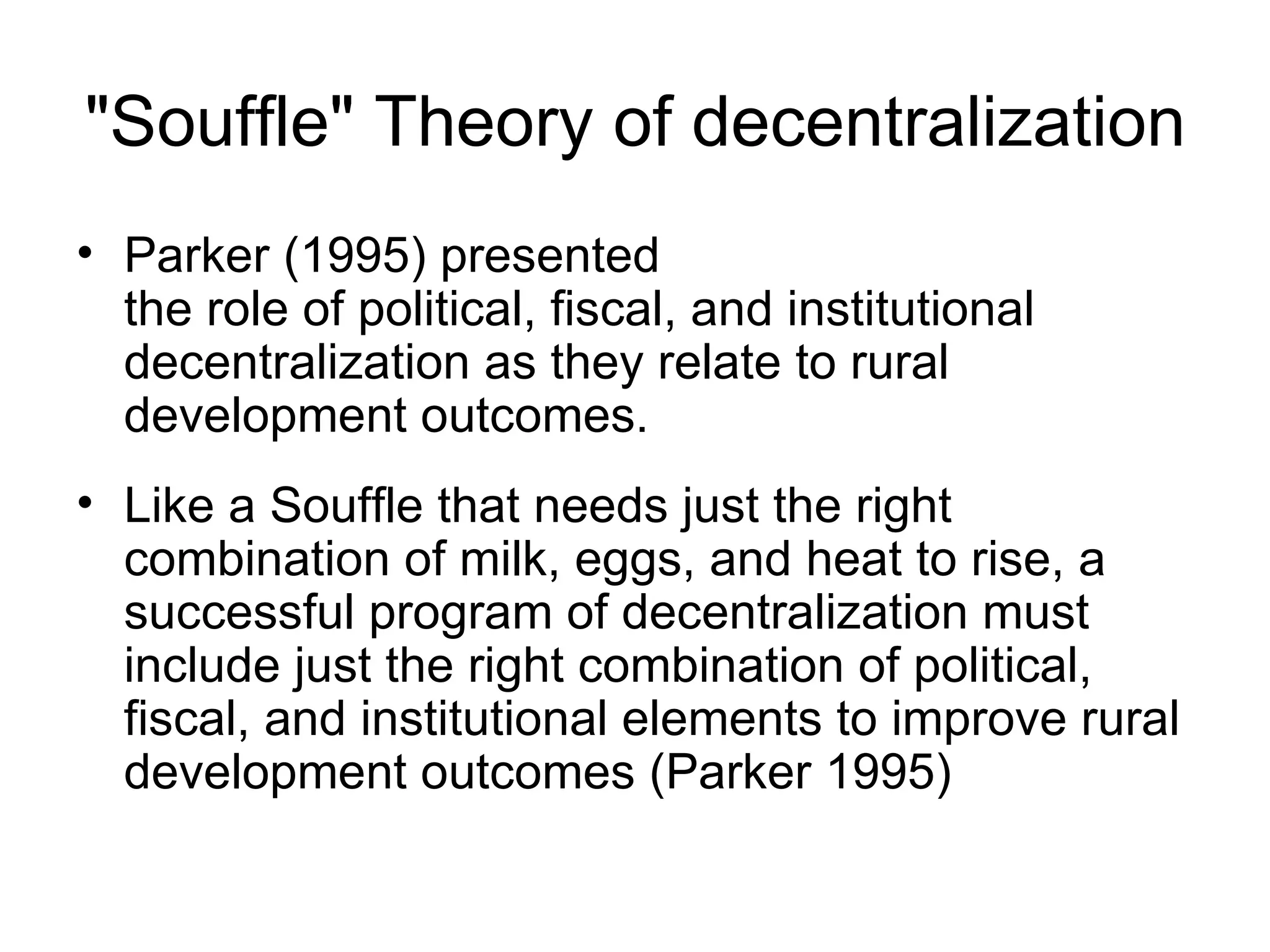 Devolution in e governance in perspective of different architectures | PPT