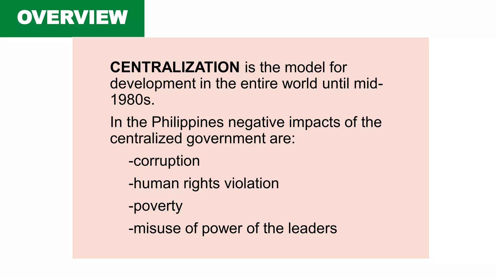 Devolution & Decentralization | PDF