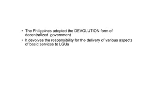 Devolution & Decentralization | PDF