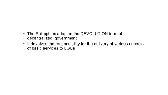 Devolution And Decentralization Pdf Developmental Sites Real Estate