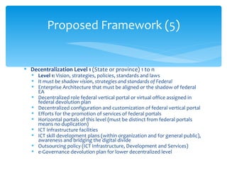 Devolution of e governance among multilevel government structure v3 | PPT
