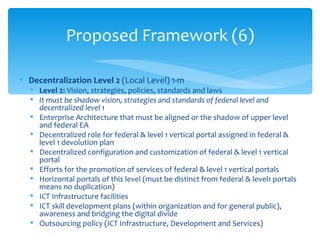 Devolution of e governance among multilevel government structure v3 | PPT