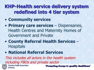 Devolution of health services in Kenya by Dr Samuel Mwenda, CHAK | PDF