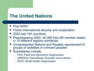 Devolution and Supranationalism | PPT
