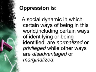 Anti-Oppressive Education | PPT