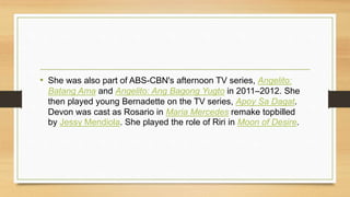 Devon Seron Biography, Early Life, Career.pptx