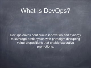DevOps Explained | PPT | Business | Business and Finance