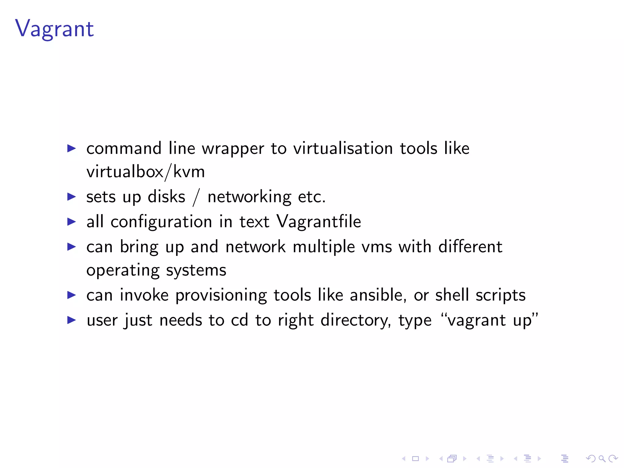 DevOps introduction with ansible, vagrant, and docker | PDF