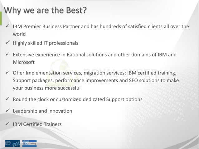 Royal Cyber Inc. IBM DevOps® Expertise | PDF | IT and Internet Support ...