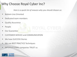 Royal Cyber Inc. IBM DevOps® Expertise | PDF