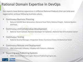 Royal Cyber Inc. IBM DevOps® Expertise | PDF | IT and Internet Support ...