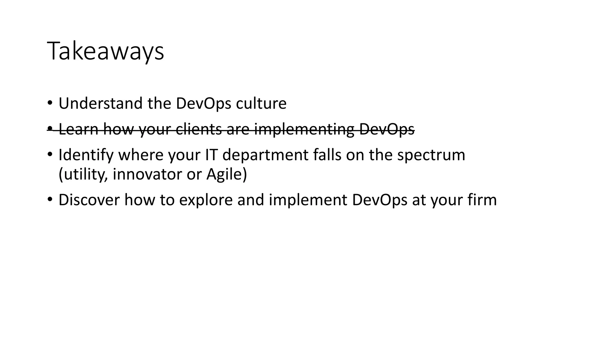 Ilta 2017 Culture Of Collaboration Devops Ppt