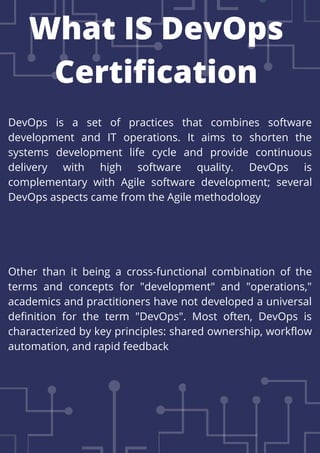 DevOps Certification | PDF