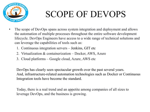 Devops.pptx | Web Development | Internet