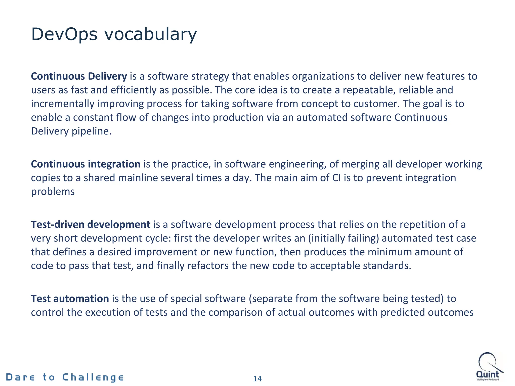 Introduction to DevSecOps. An intuitiv approach | PPT