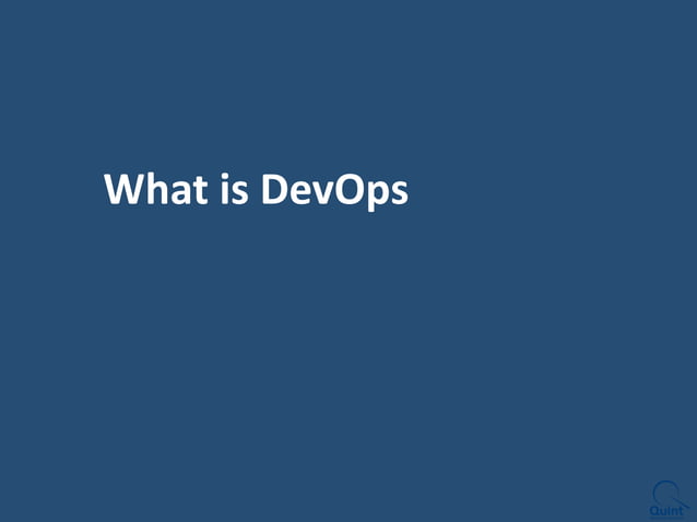 Introduction to DevSecOps. An intuitiv approach | PPT