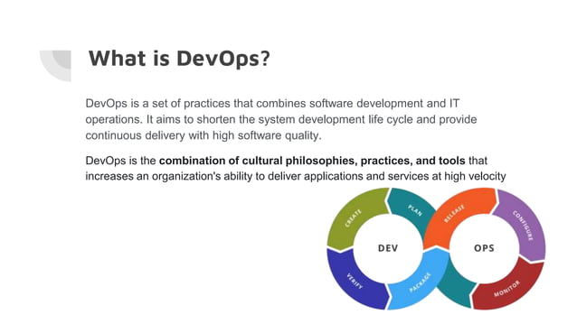 Introduction to DevOps framework and its tools. | PPT