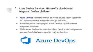 Introduction to DevOps framework and its tools. | PPT